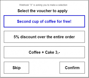 Influencing User Flow with Dialog Options | MplusKASSA Developers